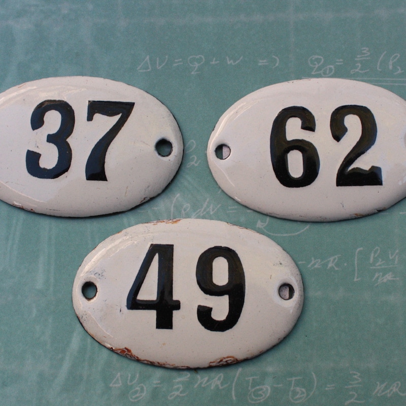Number Tags - Etsy