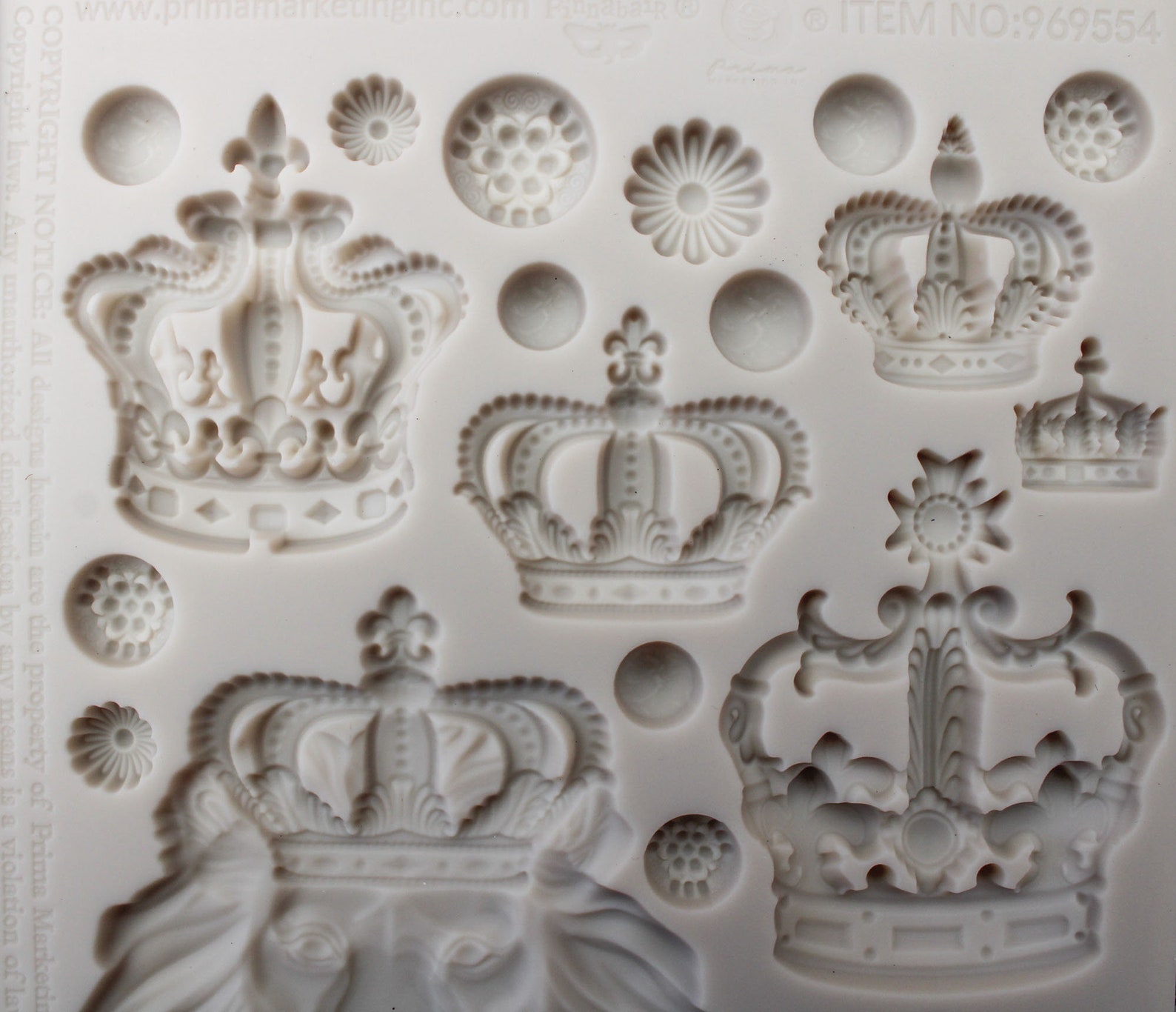 Regalia Crowns Molds Royal Lion Prima Silicone for Resin Clay Food Safe ...