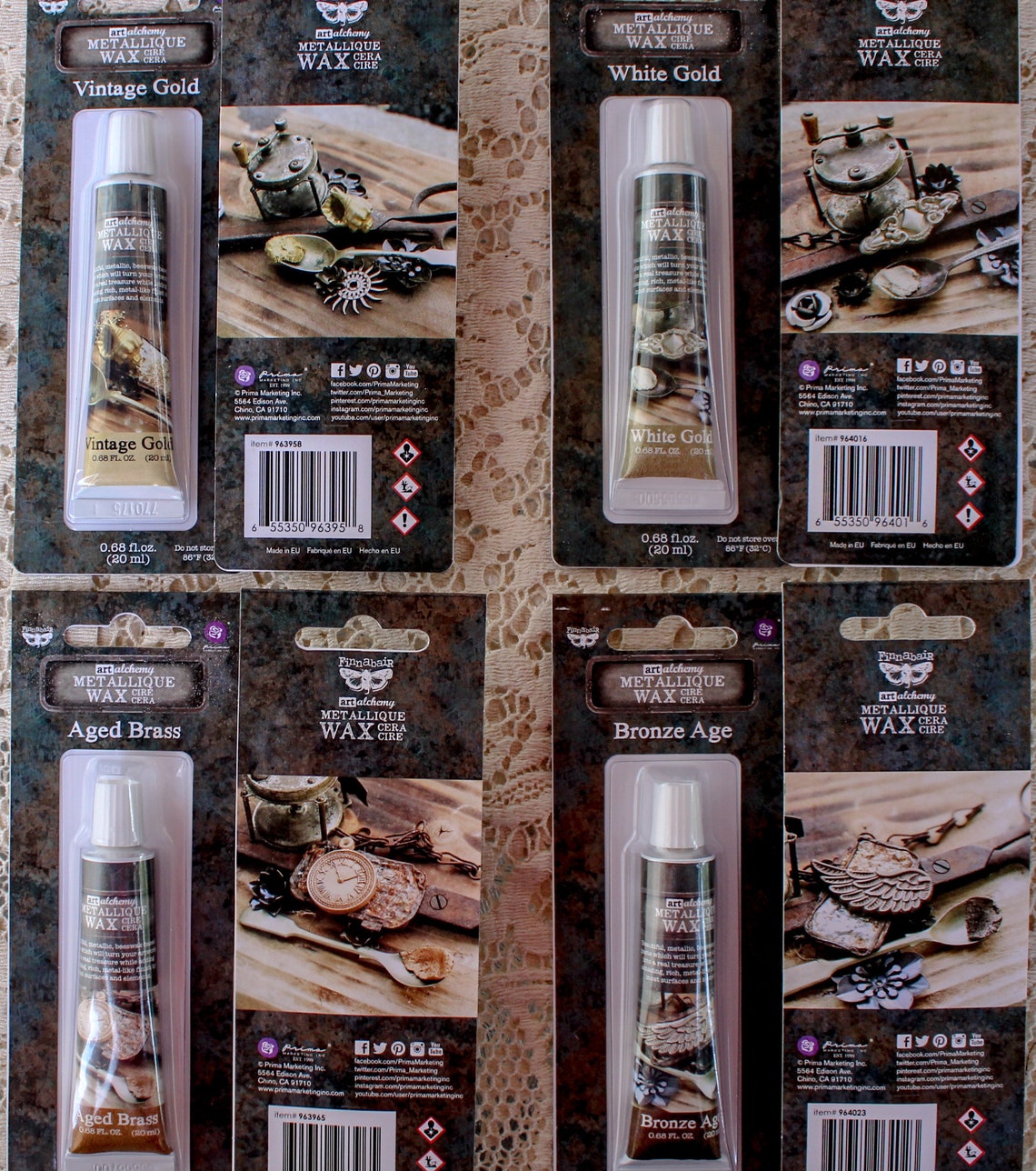 Wax Beeswax Metallique Paste Finnabair Art Alchemy Prima - Etsy