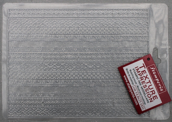 Borders Texture Impressions Plate Stamperia Plastic Modeling - Etsy
