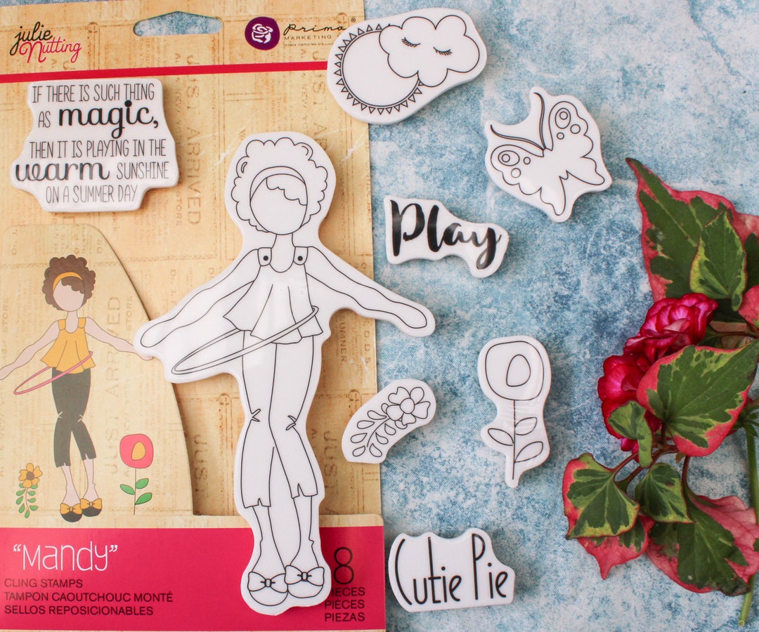 Julie Nutting Mandy Doll Cling Stamp Cutie Pie Play - Etsy