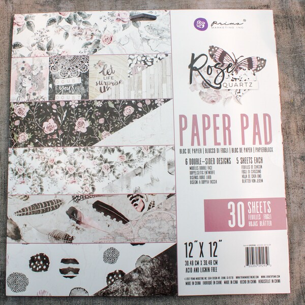 12x12 Paper Pad - Etsy
