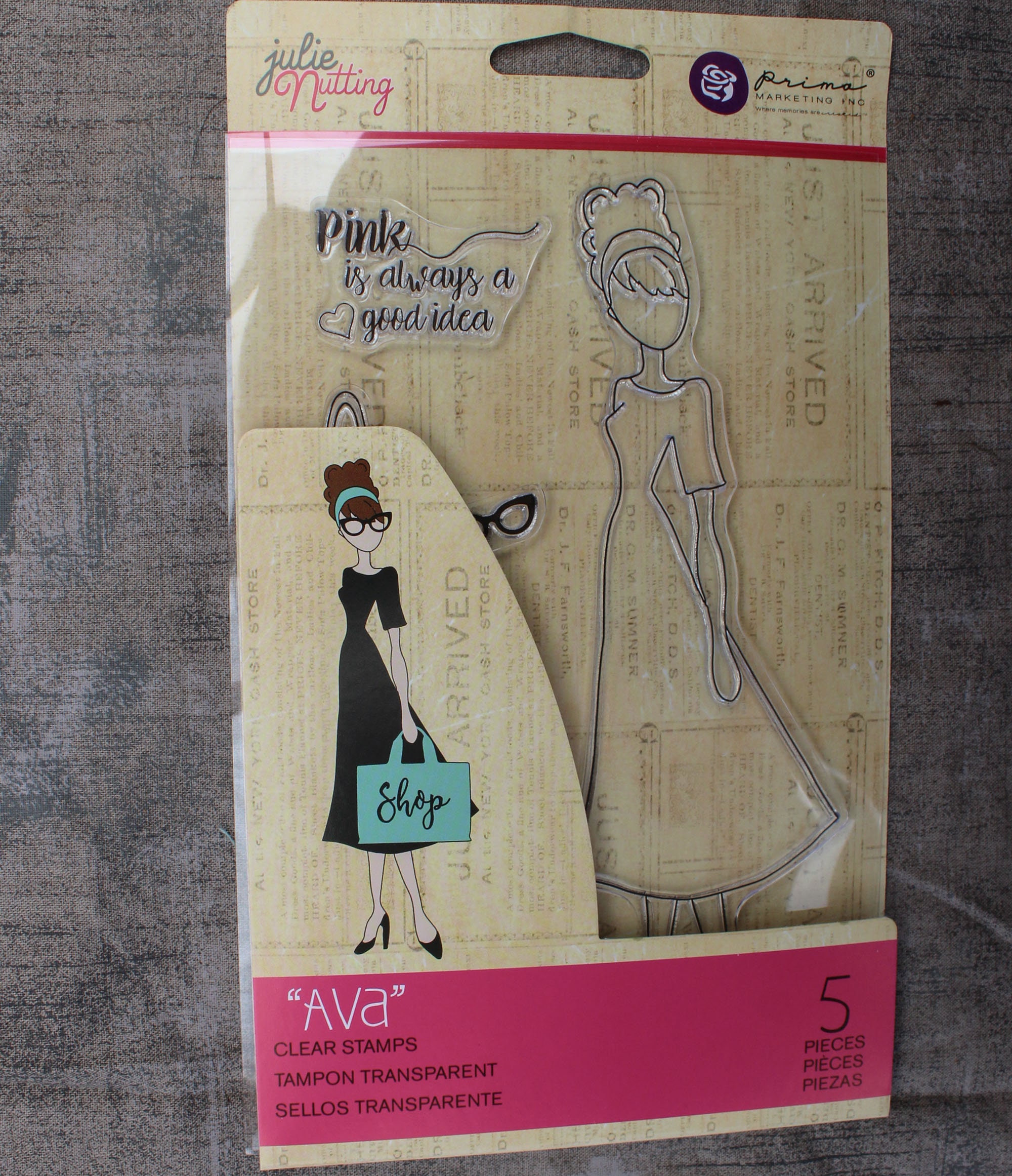 Julie Nutting Ava Cling Stamp Set 5 Pieces Shopping - Etsy