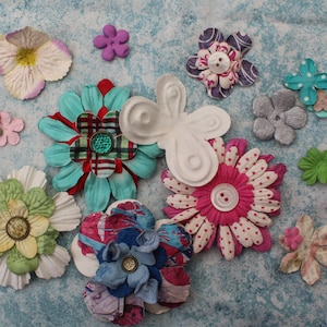 Prima Flowers Wildflower Pillar Mix Botanical Mix Floral Embellishments ...