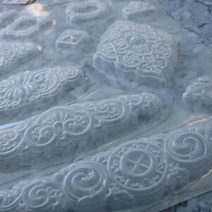 Plates Soft Maxi Mold Texture Impressions Plate Stamperia Plastic ...