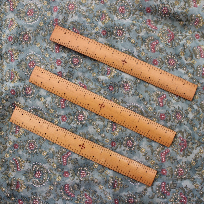 Vintage Wooden Ruler - Etsy