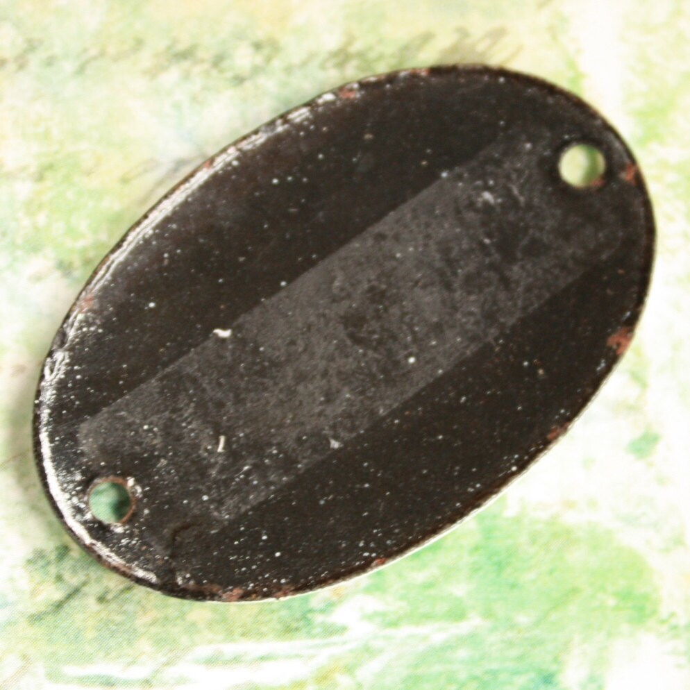 European Enameled House Number Tag - Pick Your Number - Etsy