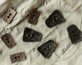 Rectangle Buttons - Etsy