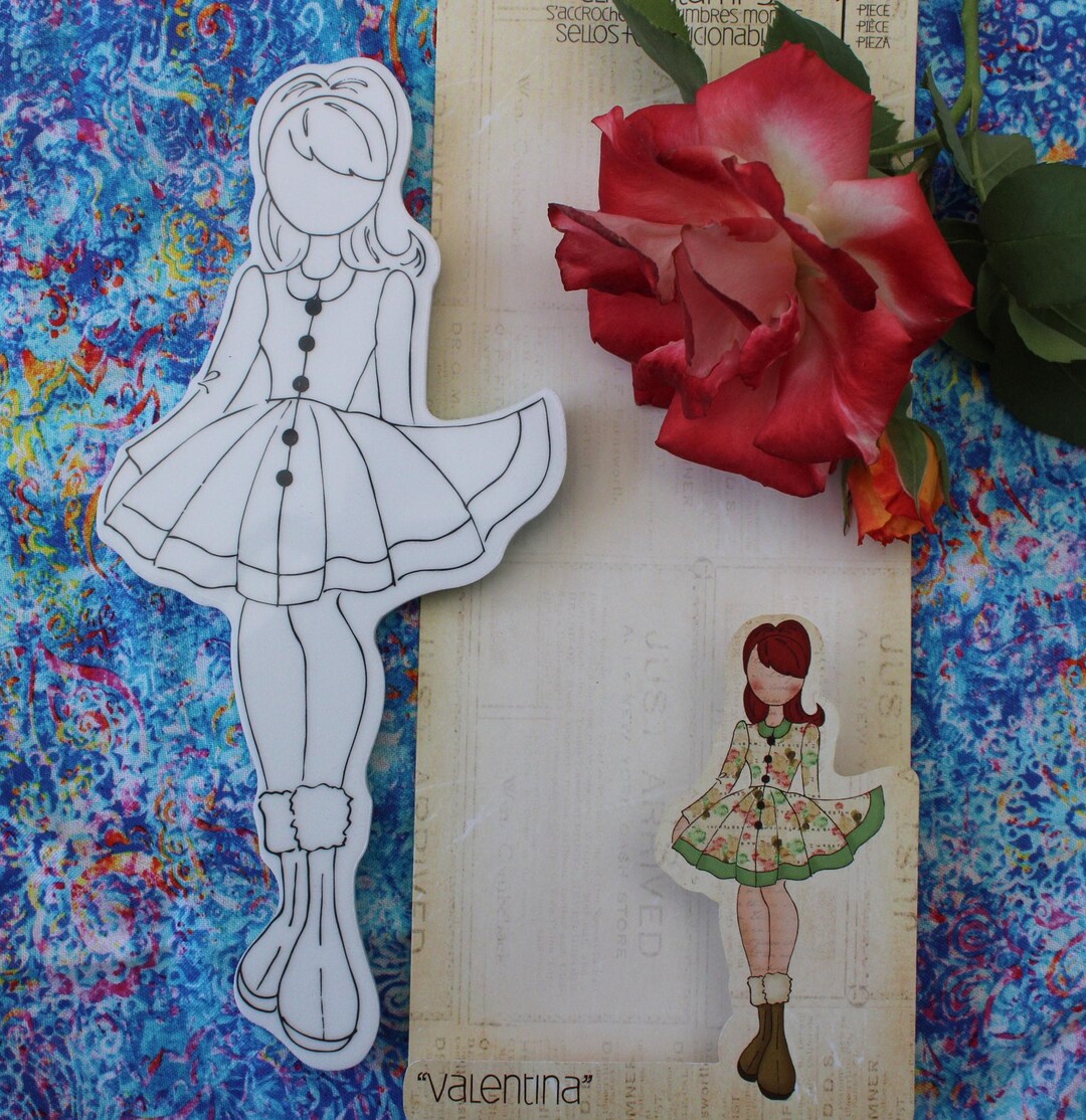 Julie Nutting Valentina Cling Stamp - Etsy