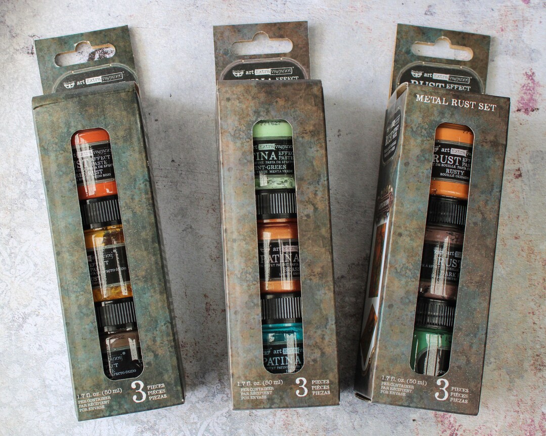 Paste Effects in Rust or Patina Finnabair Art Basics Prima Marketing - Etsy