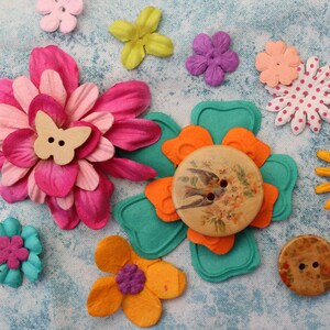 Prima Flowers Wildflower Pillar Mix Botanical Mix Floral Embellishments ...