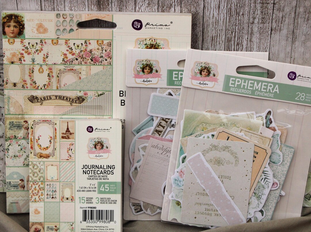 Miel Card Making Collection Prima Frank Garcia - Etsy