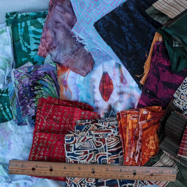 Scrap Fabric Patches - Etsy