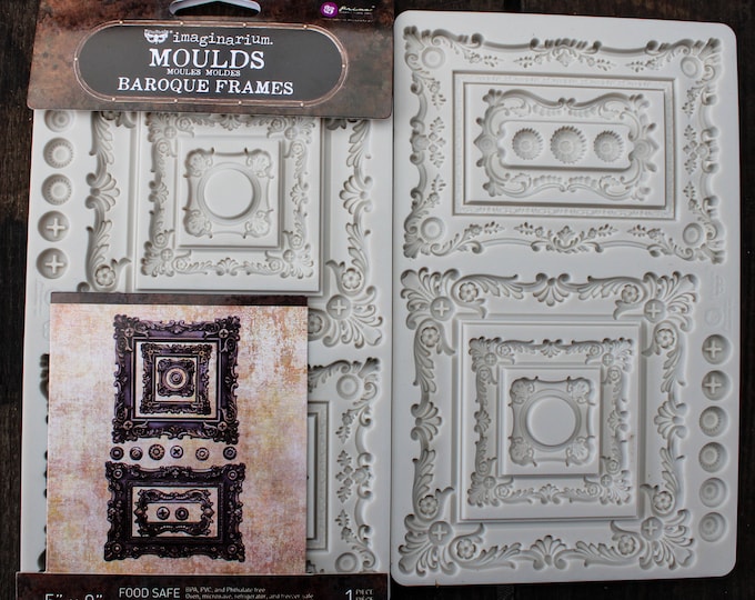 Baroque Frames Molds Re-design Prima Silicone for Resin Clay - Etsy
