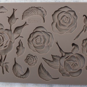 Decor Moulds Fragrant Roses Re-design Prima Molds Silicone for - Etsy