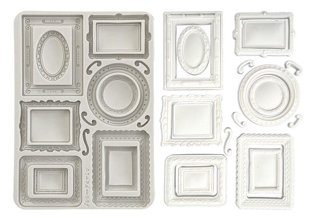 Stamperia Frames Alterego Mold Ornate Silicone for Resin Clay - Etsy