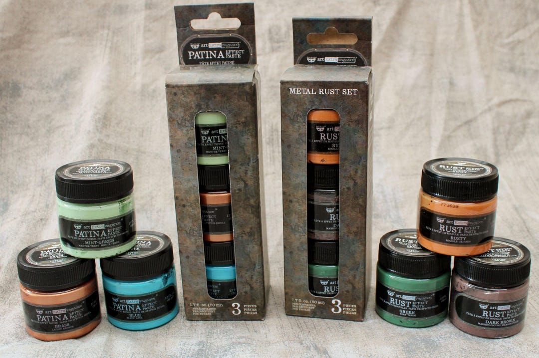 Paste Effects in Rust or Patina Finnabair Art Basics Prima Marketing - Etsy