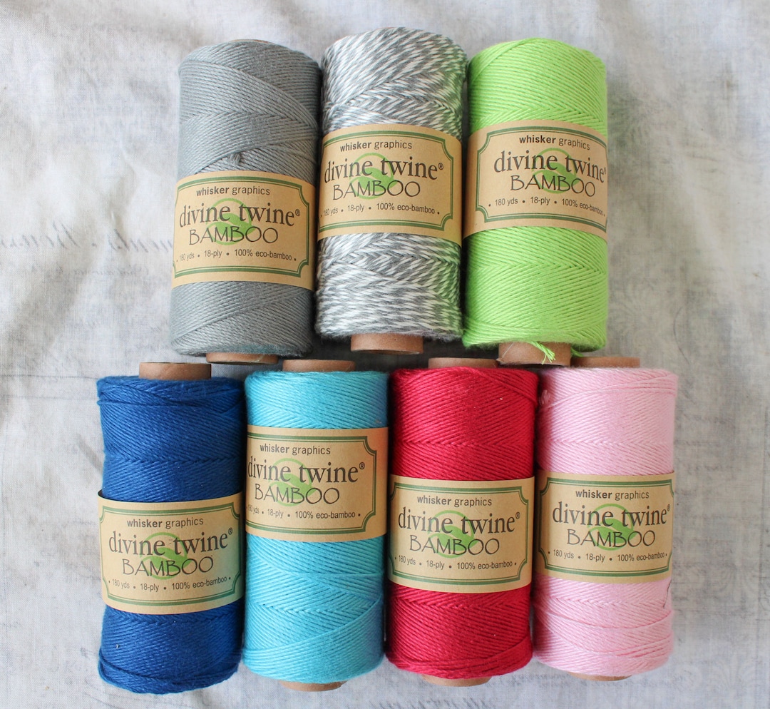 175 Yrd Bamboo Divine Twine Pick Your Color - Etsy