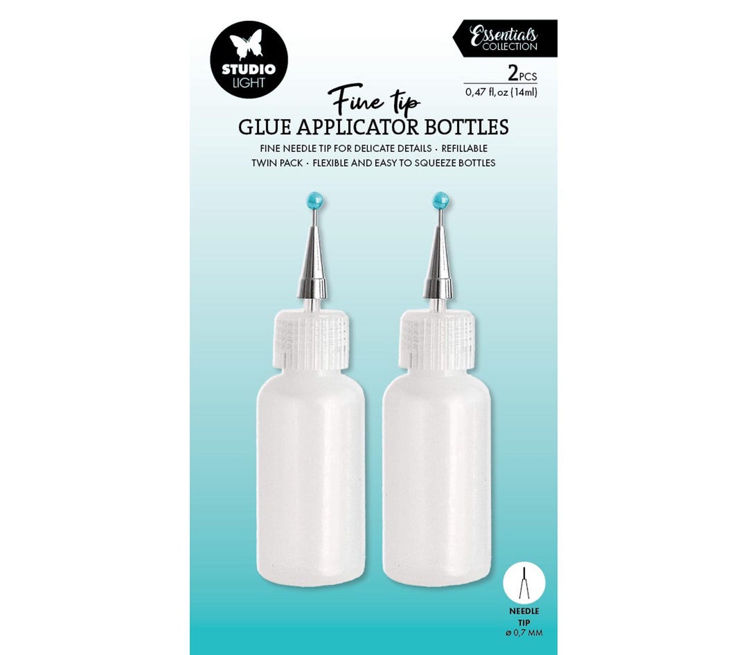 Fine Tip Glue Applicator Bottles Studio Light - Etsy