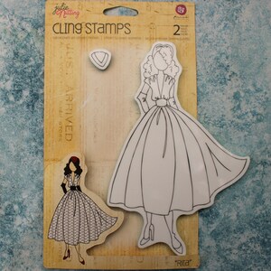 Julie Nutting Rita Cling Stamp Set 2 Pieces - Etsy