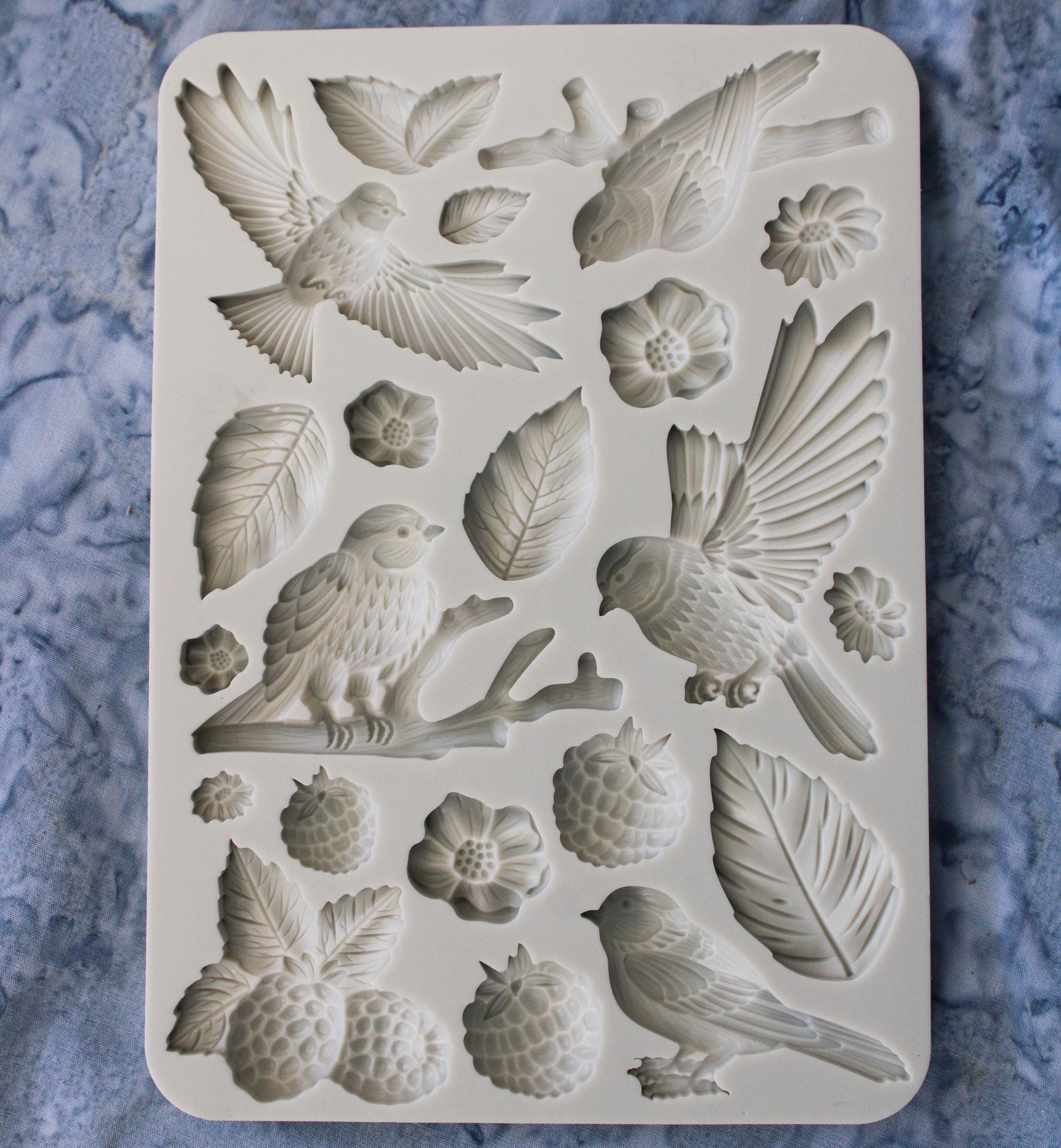 Forest Birds Molds Stamperia Silicone for Resin Clay - Etsy