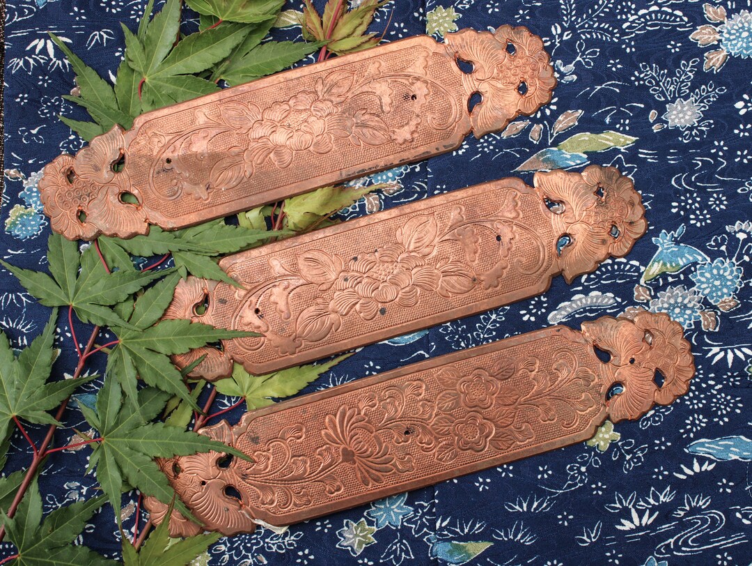 3 Buddhist Shrine Armor Ornamental Copper Decorations for Altar From ...