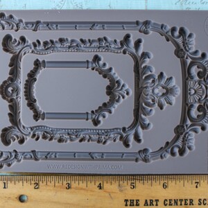 Finley Frames Molds Rectangular Ornate Prima Decor Silicone for Resin ...