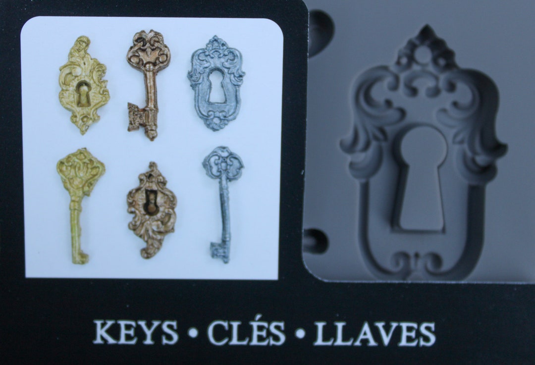 Silicone Moulds Keys and Keyholes Escutcheon Prima Molds Silicone for ...