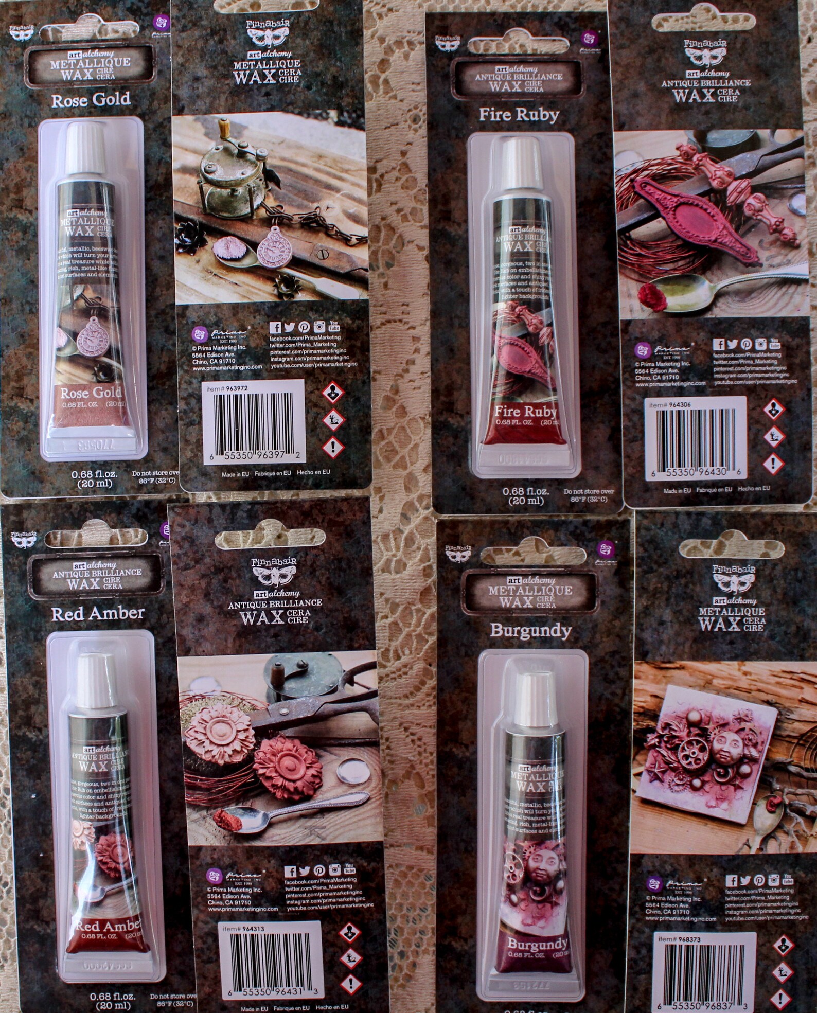 Wax Beeswax Metallique Paste Finnabair Art Alchemy Prima - Etsy