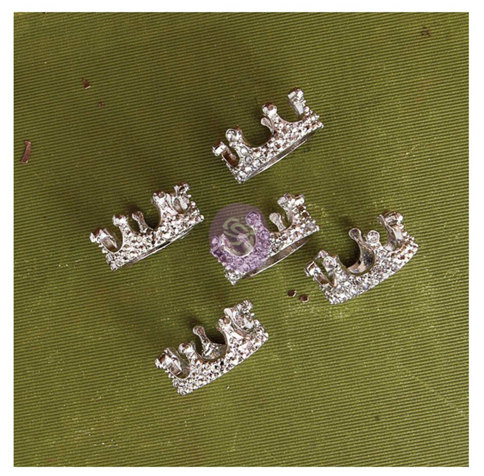 Crown Charms Metal Memory Hardware Prima French Regalia Frank Garcia - Etsy