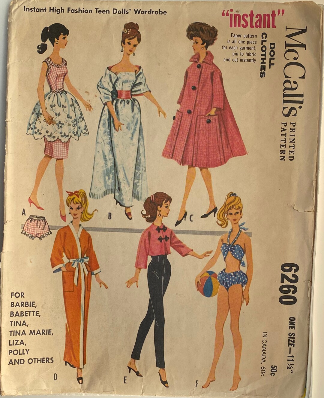 Doll Clothes Patterns - Etsy