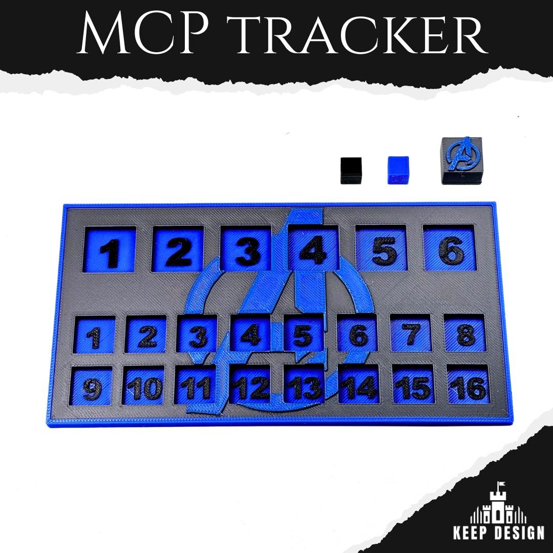 A‑force / Avengers Round & Score Tracker – Marvel Crisis Protocol, 3d ...