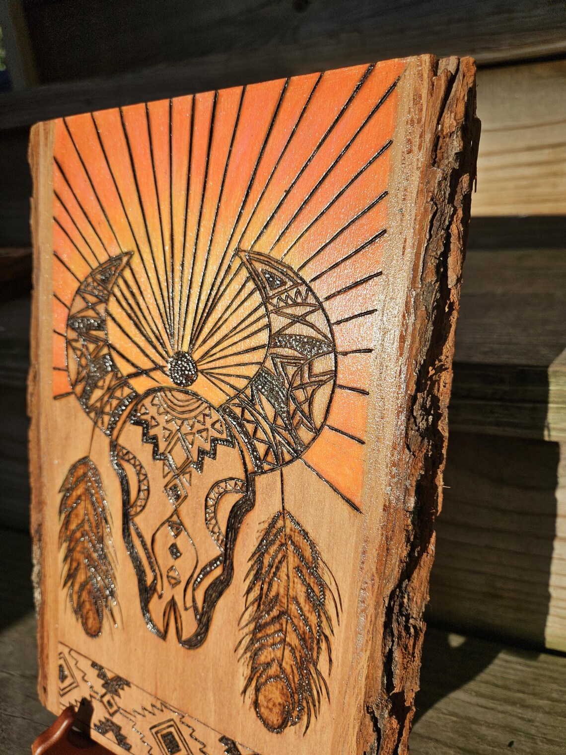 Wood Burned Skull - Etsy