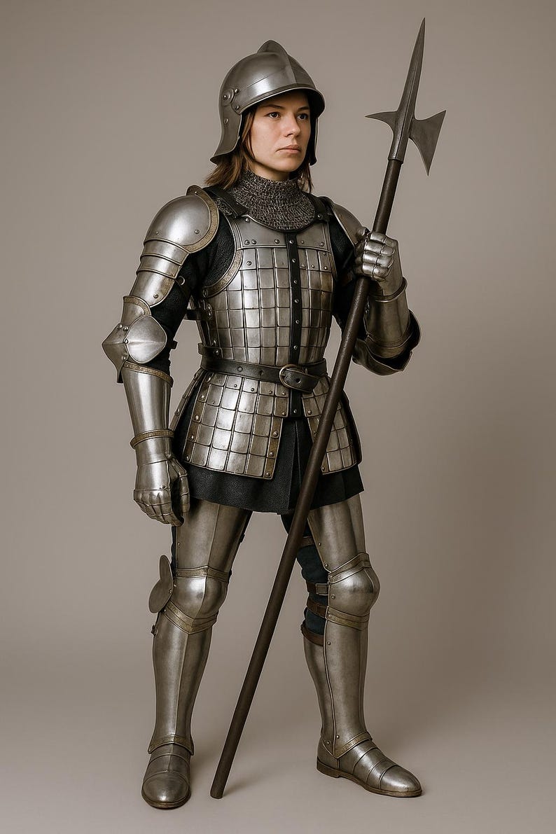 Medieval Full Plate Armor Suit | Handcrafted Steel Warrior Armor ...