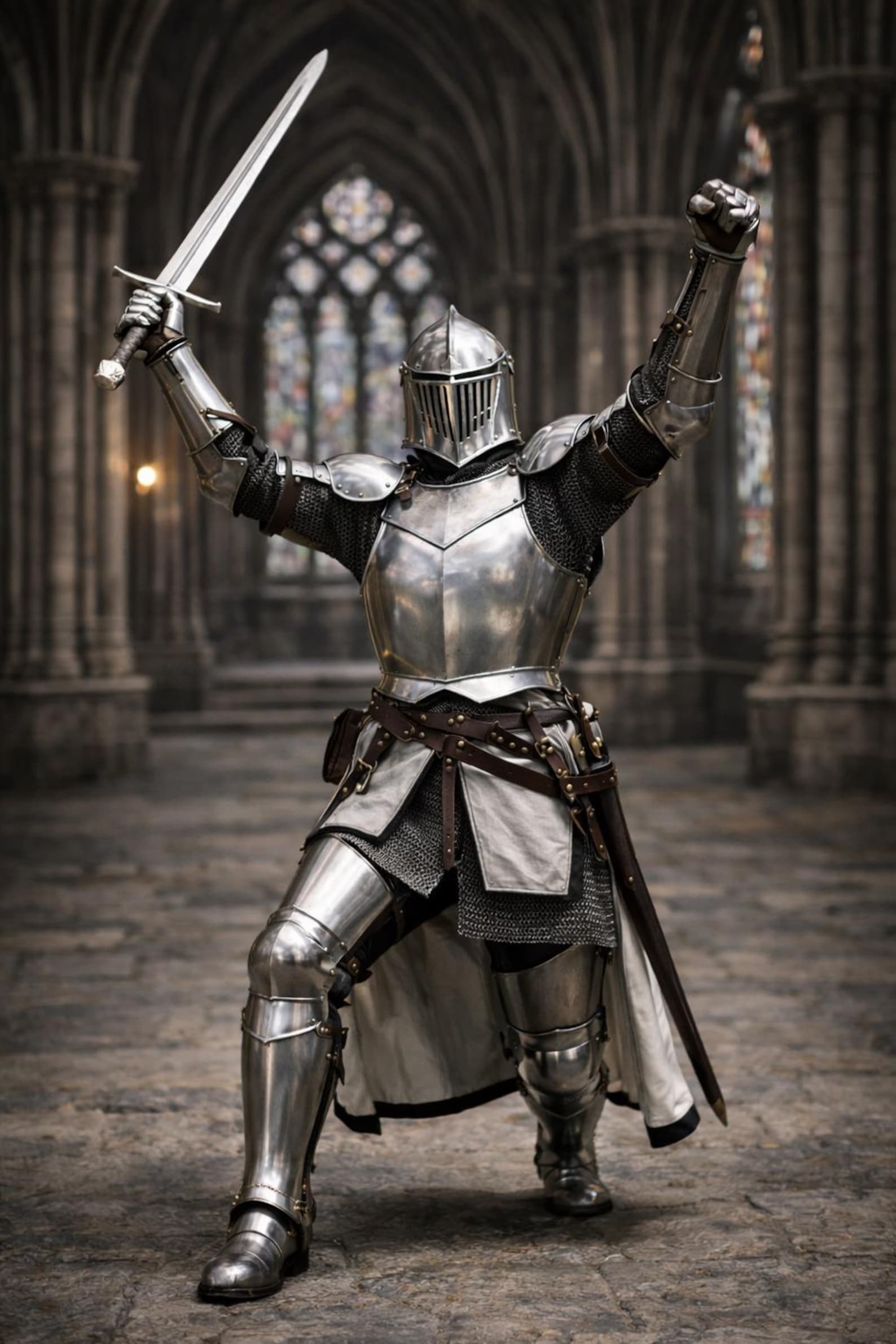 Handcrafted Medieval Full Plate Knight Armor With Helmet | Wearable ...