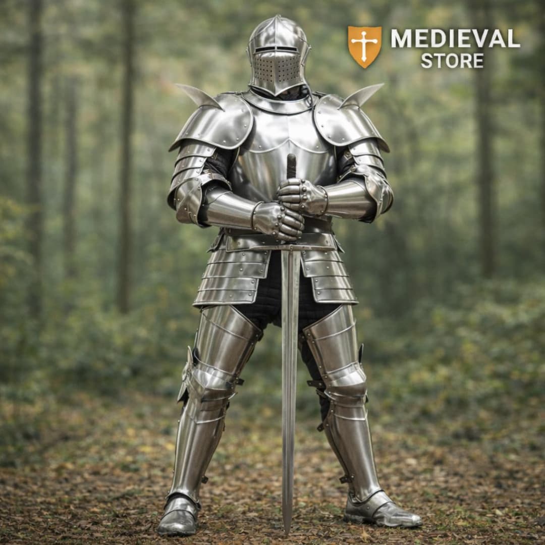 Full Medieval Knight Armor Suit Steel | Complete Plate Armor With ...