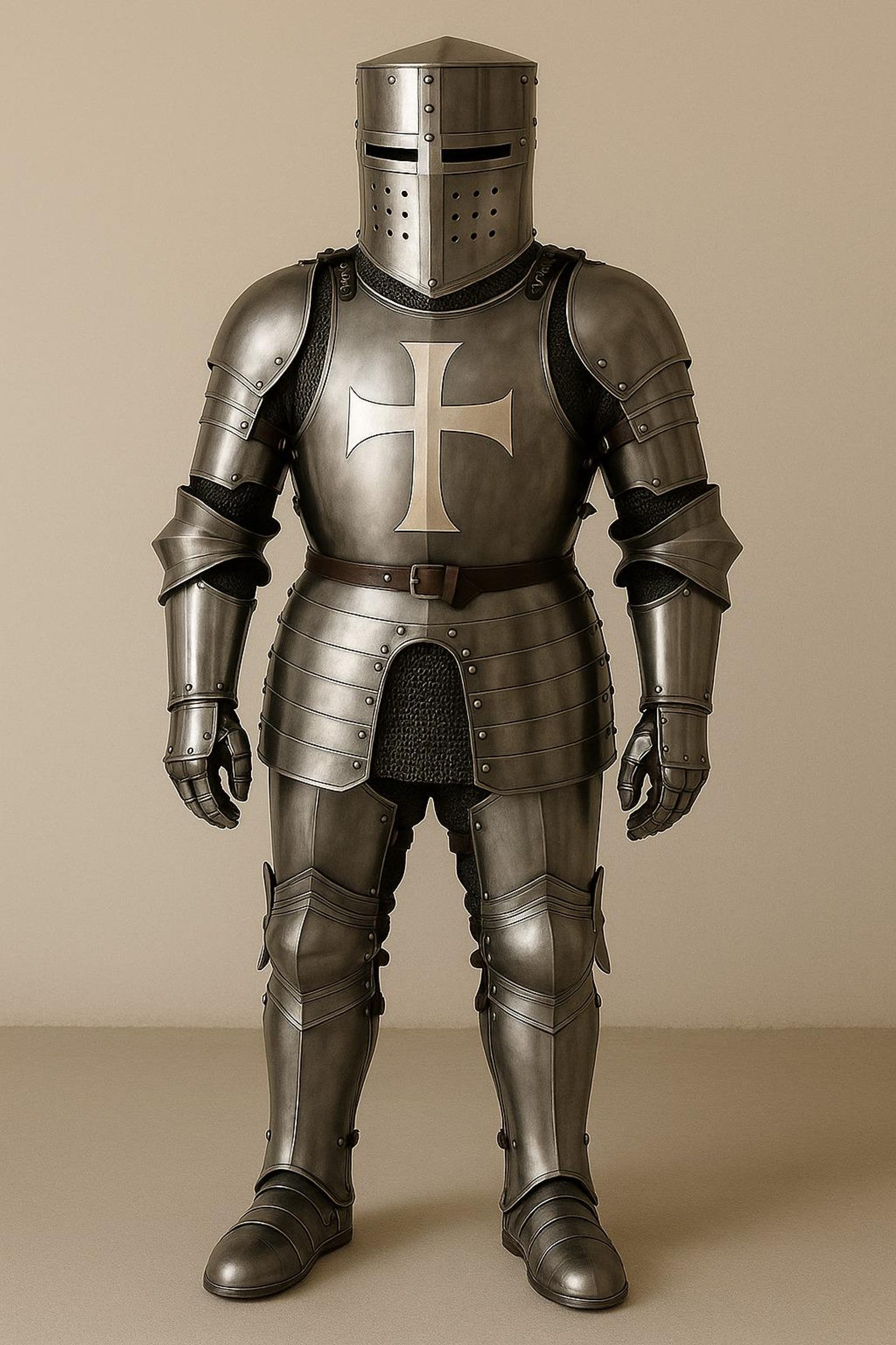Templar Knight Full Suit of Armor | Crusader Armor Set | Wearable Steel ...