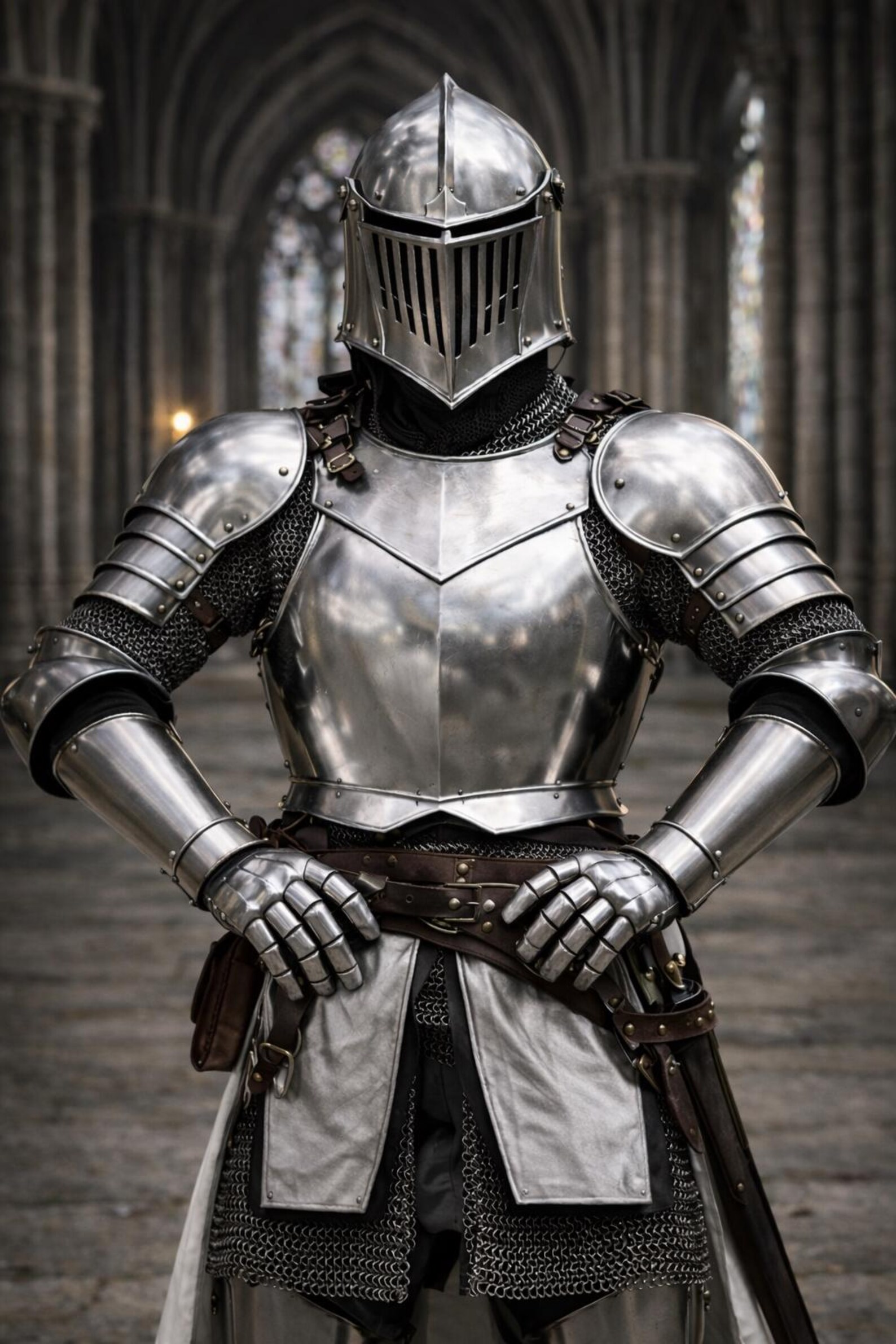 Handcrafted Medieval Full Plate Knight Armor With Helmet | Wearable ...