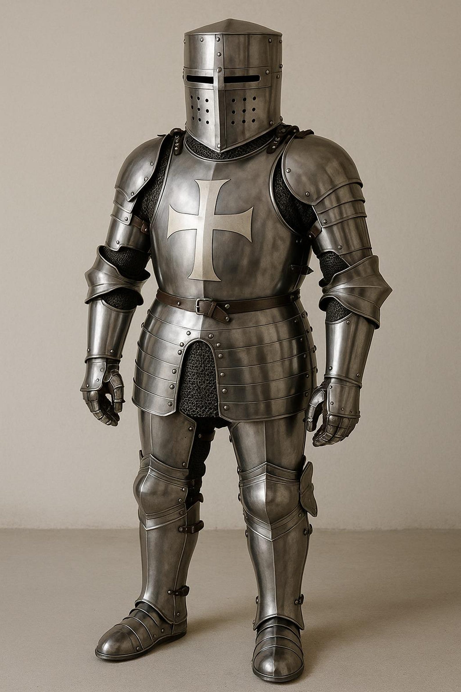 Templar Knight Full Suit of Armor | Crusader Armor Set | Wearable Steel ...