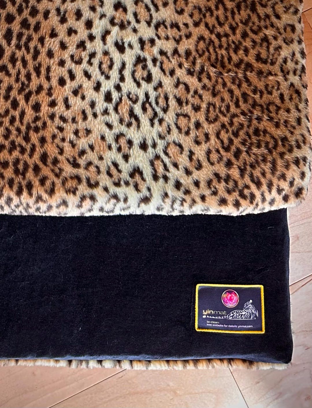 Shadow Cat – Cheetah Faux Fur & Bamboo Velour Yin Mat - Etsy