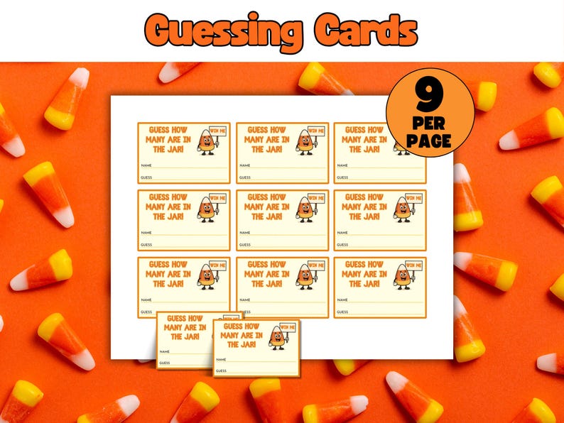Candy Corn Guessing Game. Guess How Many Candy Corns, Guess How Many ...