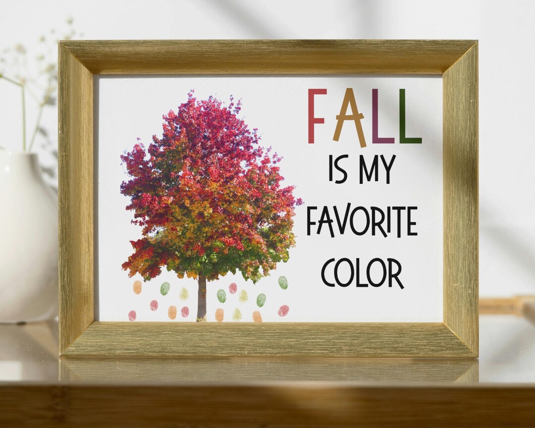 Fall Thumbprint Art, Thanksgiving Craft, Preschool Daycare Kindergarten ...