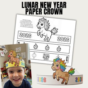 Lunar New Year Printable Craft Activity for Kids, 2026 Year of the ...