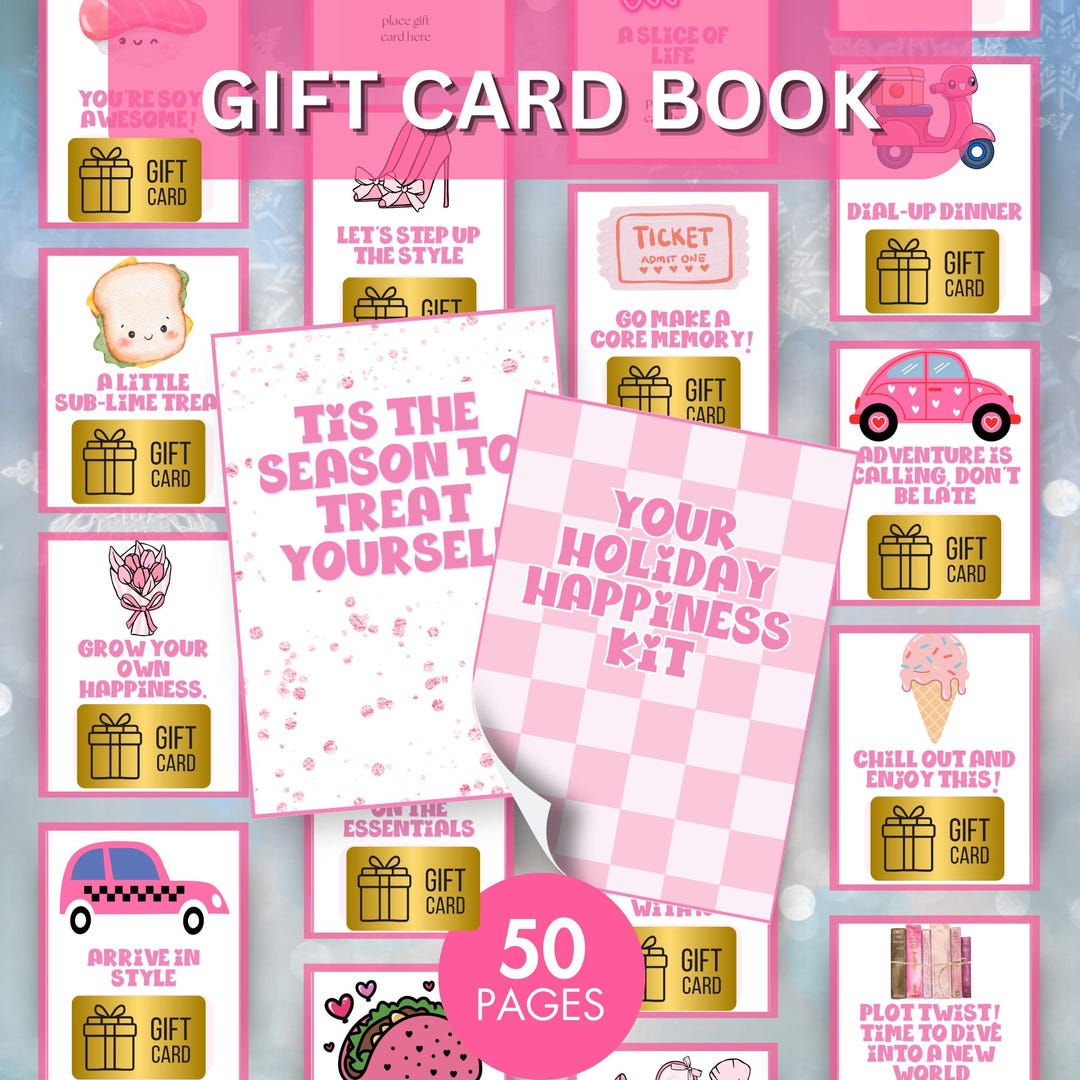 Teenage Girl Gifts, Christmas Gift Card Book for Tween, Young Adult ...
