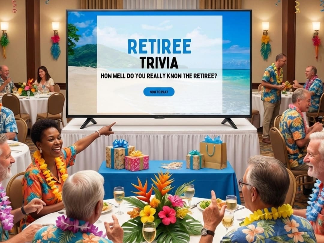 Retirement Party Games, Office Party Games, Work Party Games, Going ...