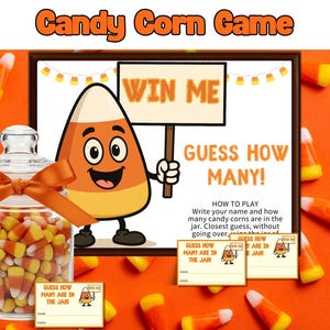 Candy Corn Guessing Game. Guess How Many Candy Corns, Guess How Many ...