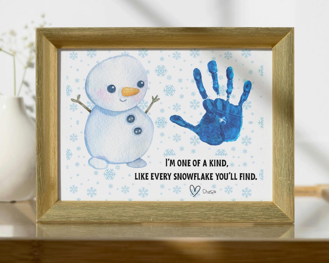 Holiday Handprint, Winter Art, Christmas Handprint Craft, Preschool ...