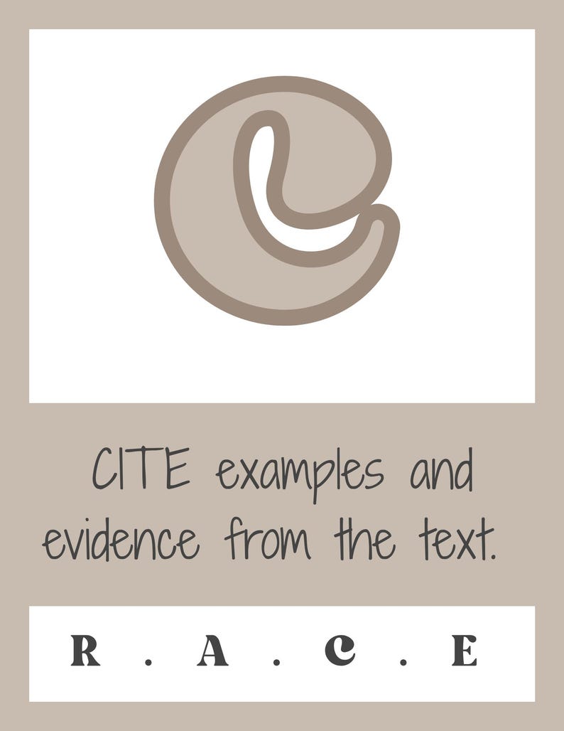 RACE Writing Strategy Posters | Boho Pastel Classroom Decor | Restate ...