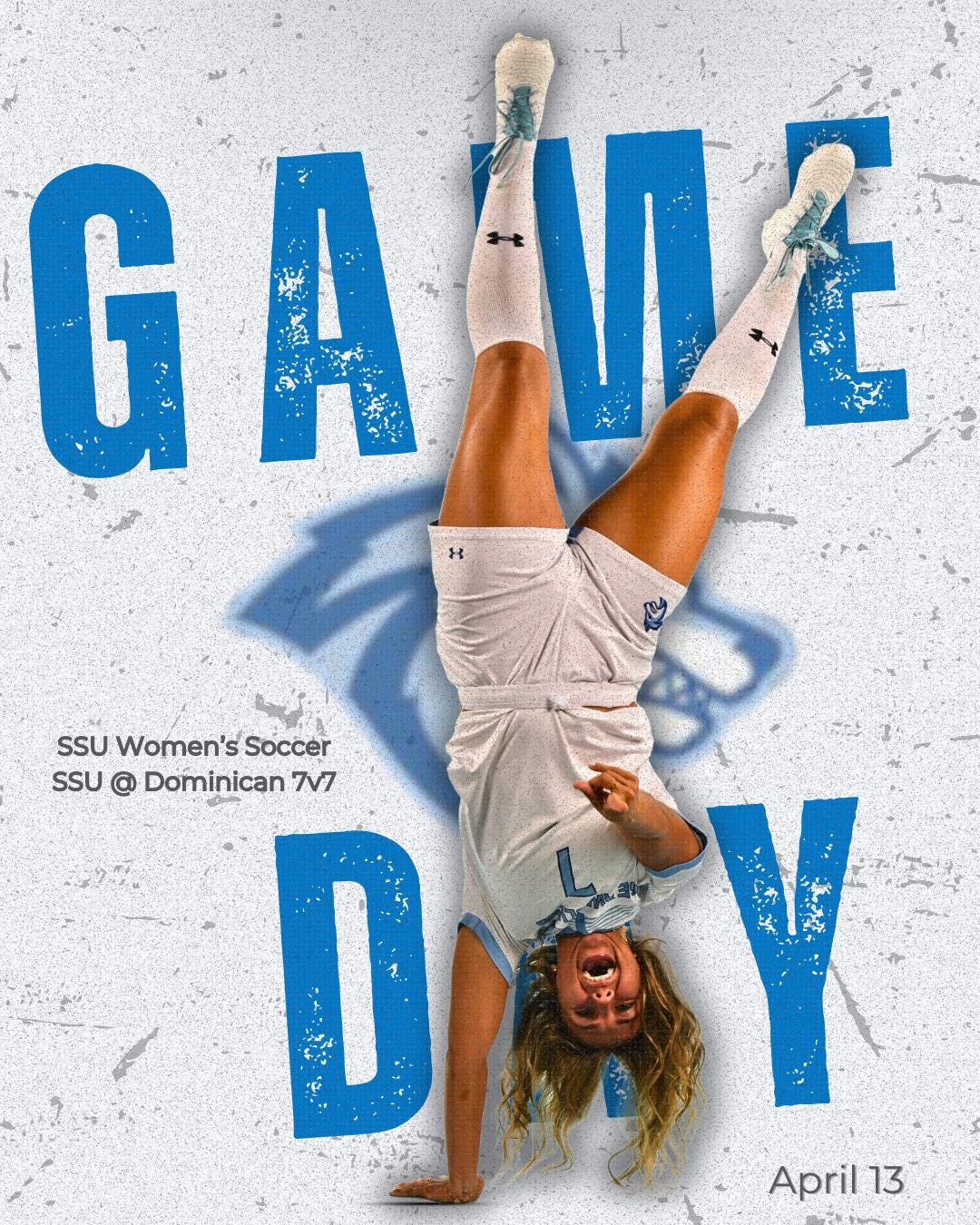 Game Day Sports Poster Canva Template | Editable Soccer, Football, or ...