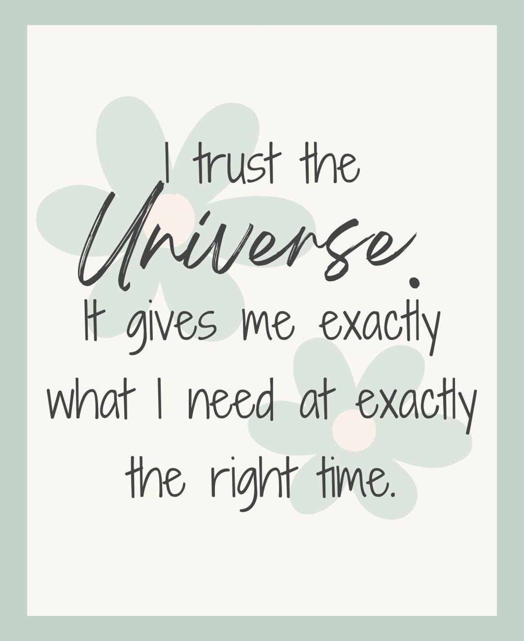 CANVA Editable Affirmation Cards | 13 Positive Mindset & Reflection ...